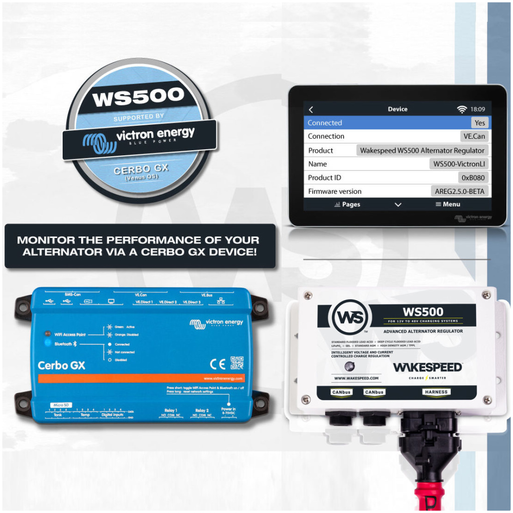 Wakespeed WS500 Pro Lichtmaschinen - Regler - OFFGRIDSHOP